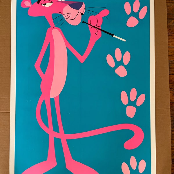 Pink Panther Poster - Etsy