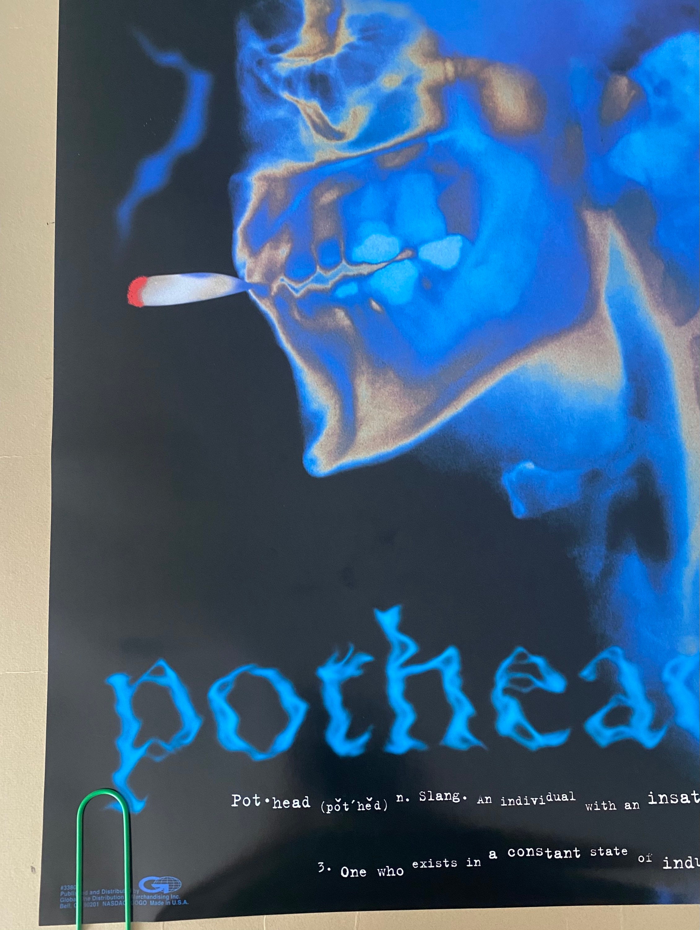 Vintage Pothead Poster Marijuana Smoke Shop Headshop Weed - Etsy UK