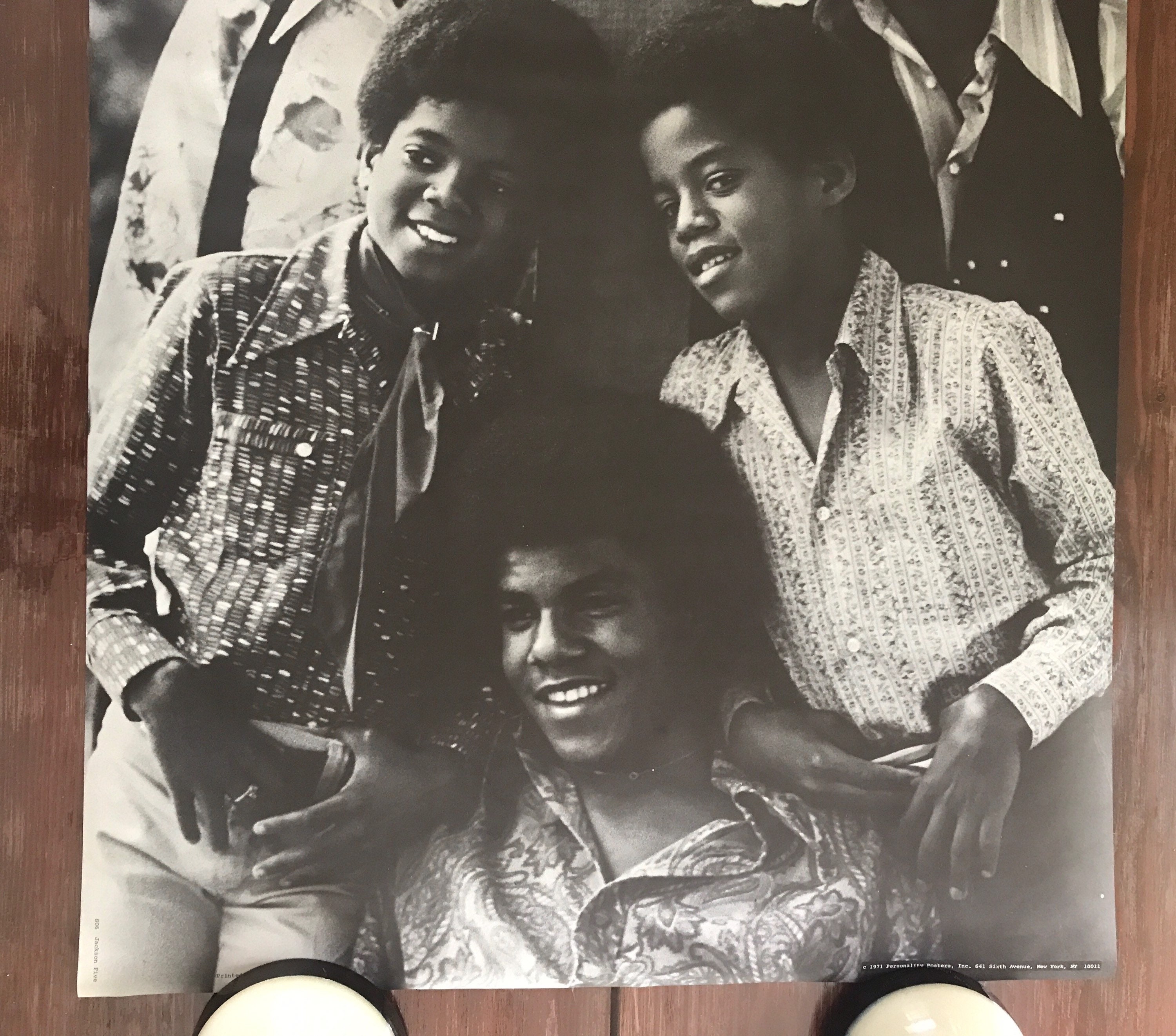 Vintage Original 1970s Oversized Jackson Five Poster Black and - Etsy