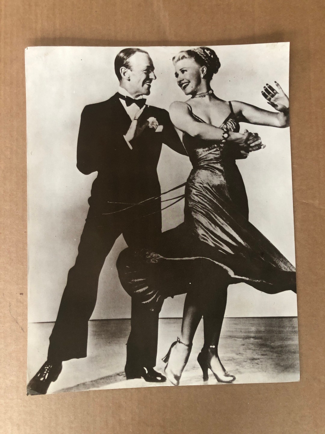 Fred Astaire Ginger Rogers Top Hat Sepia Print Poster 1970s - Etsy