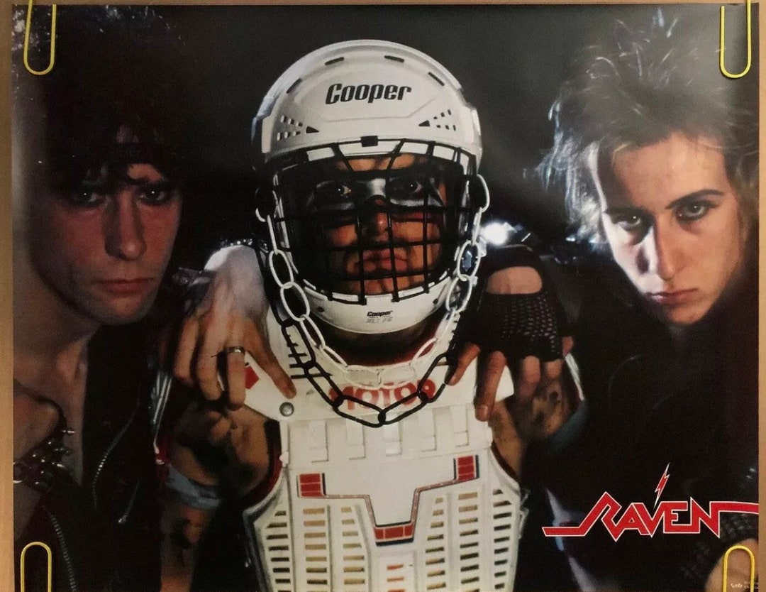 Original Vintage Poster Raven Heavy Metal English Rock Band Music ...