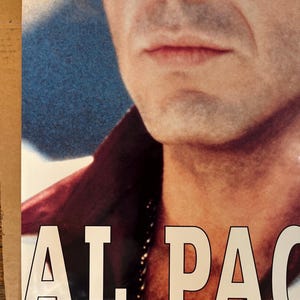 Scarface Vintage Poster Al Pacino 1983 Movie Movies Headshot Flower ...