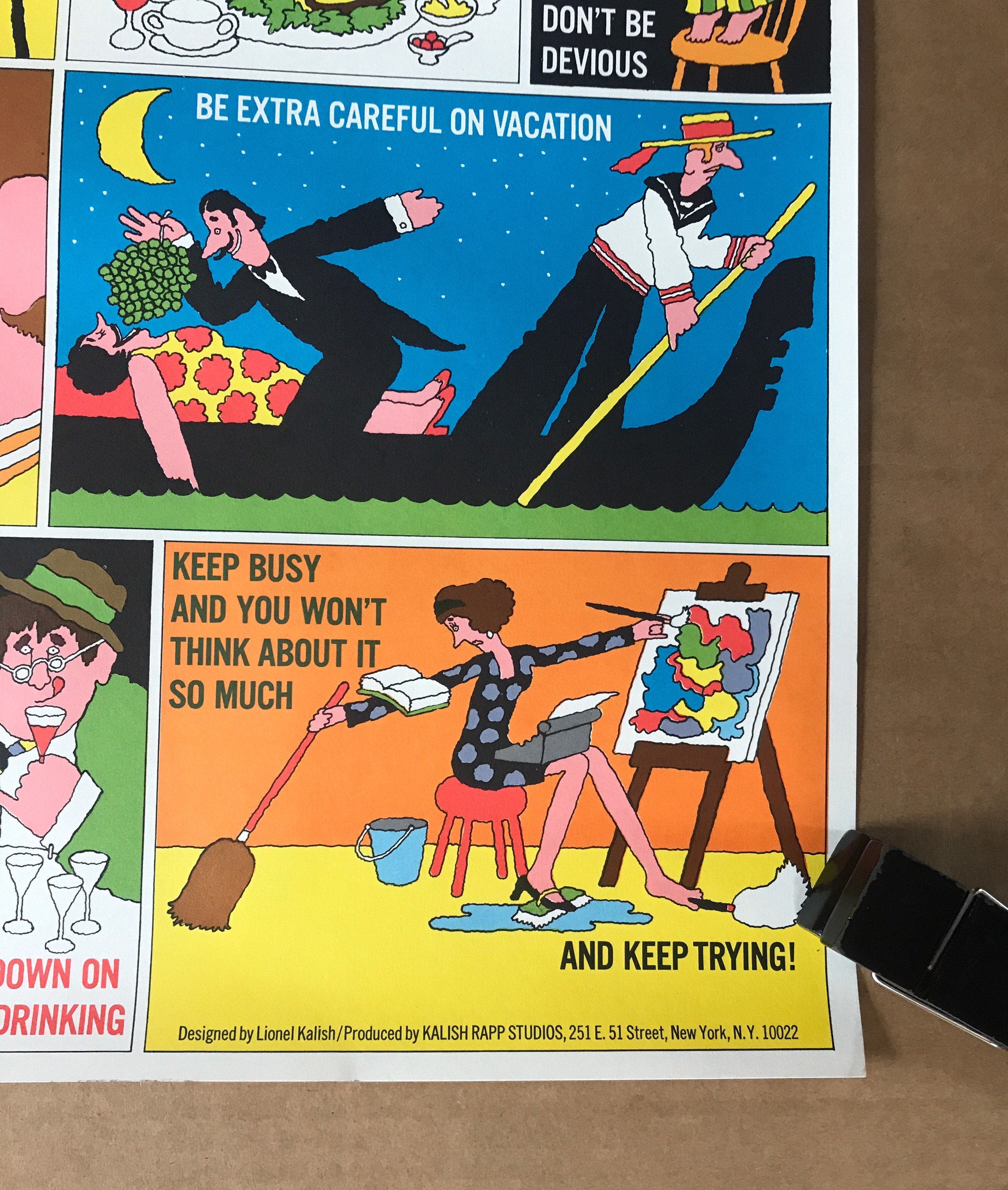 Vintage Original 1970 Successful Ways to Fight Fat Poster | Etsy