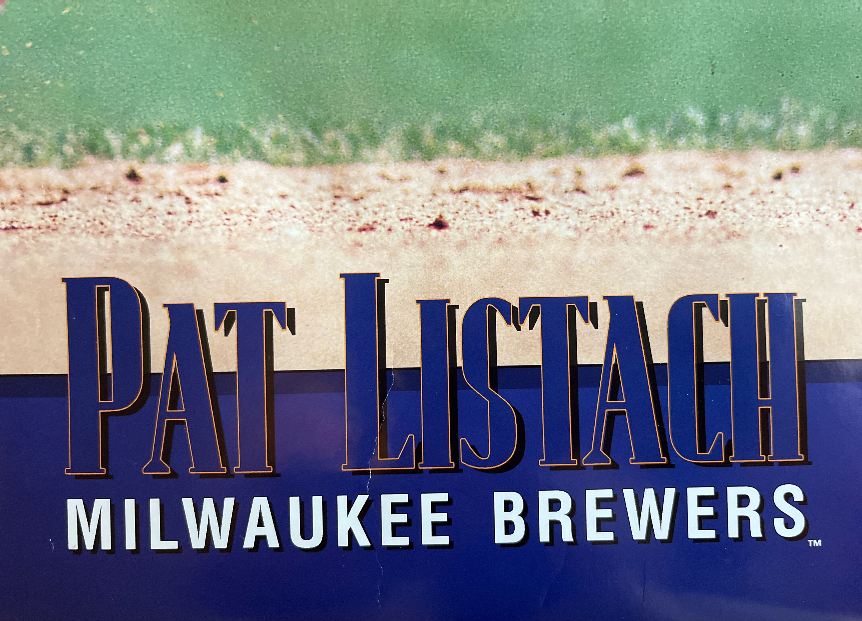 Vintage Original Pat Listach Sweet 16 Milwaukee Brewers 1992 Poster ...