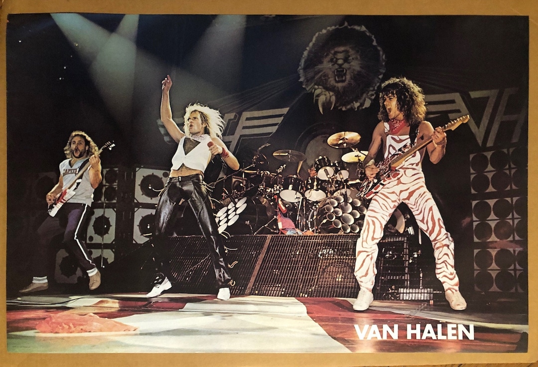 Van Halen Original Vintage Poster Music Memorabilia Promo 1982 - Etsy