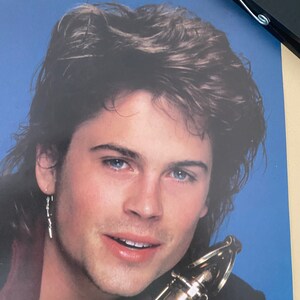 Vintage Movie Poster Rob Lowe St. Elmo’s Fire Billy Hixx - Etsy