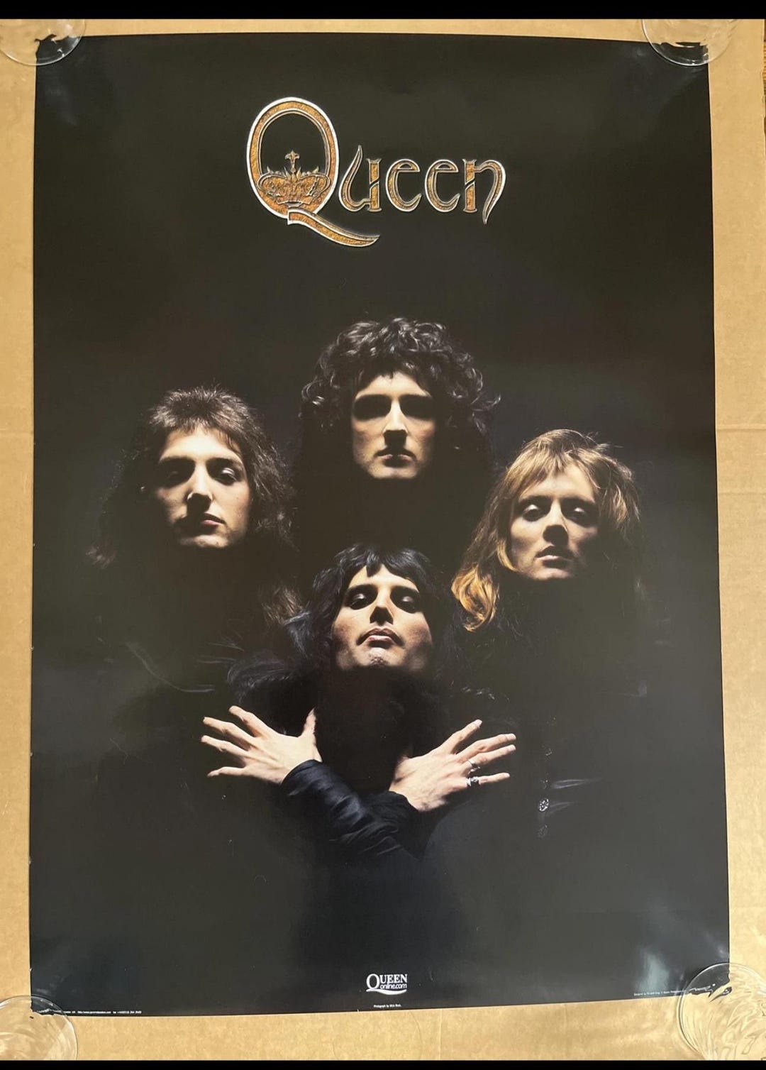 Queen Vintage Poster Group Shot Photograph Style 1990s - Etsy