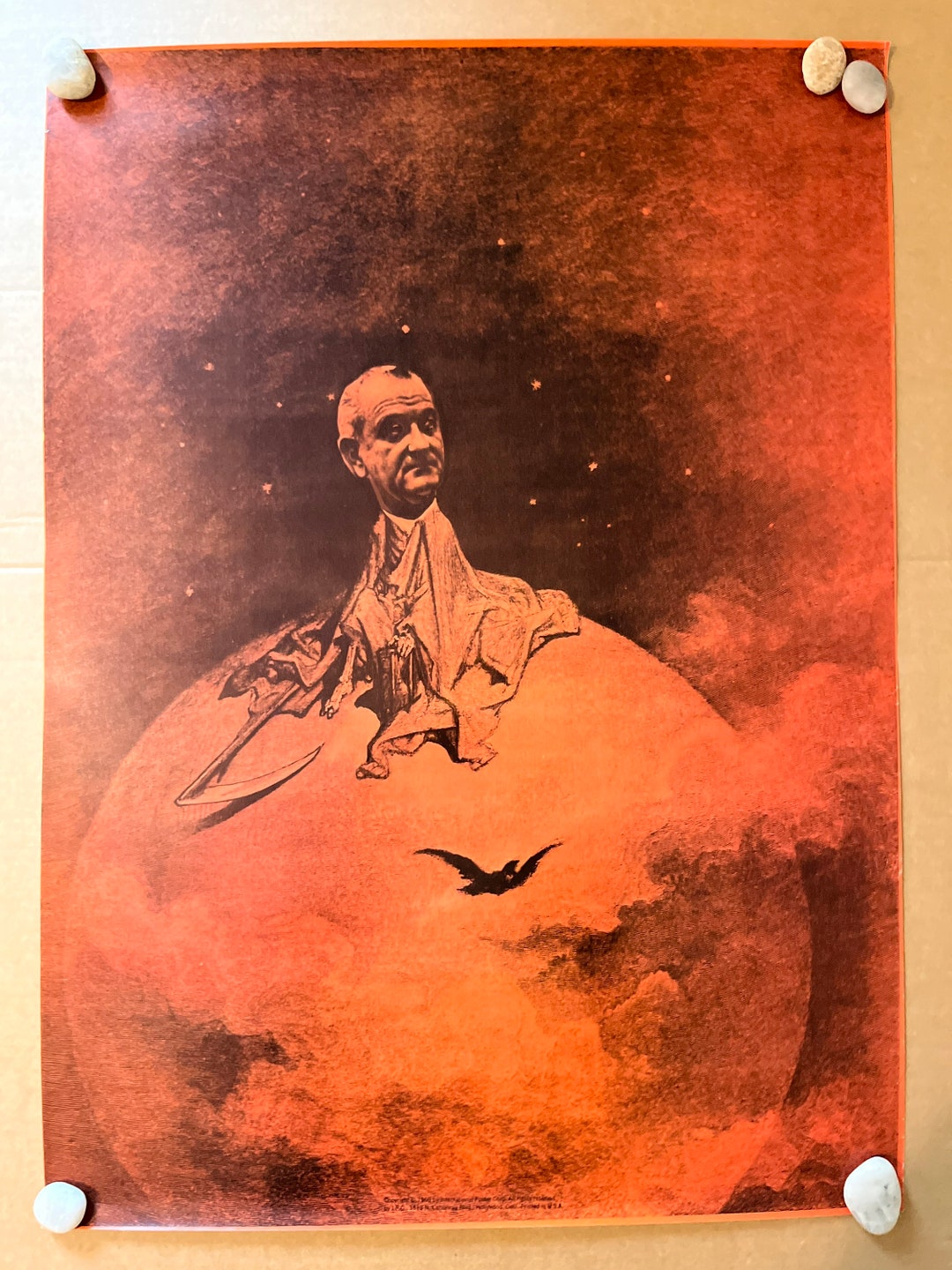 LBJ Grim Reaper Antiwar Peace Vintage Poster - Etsy