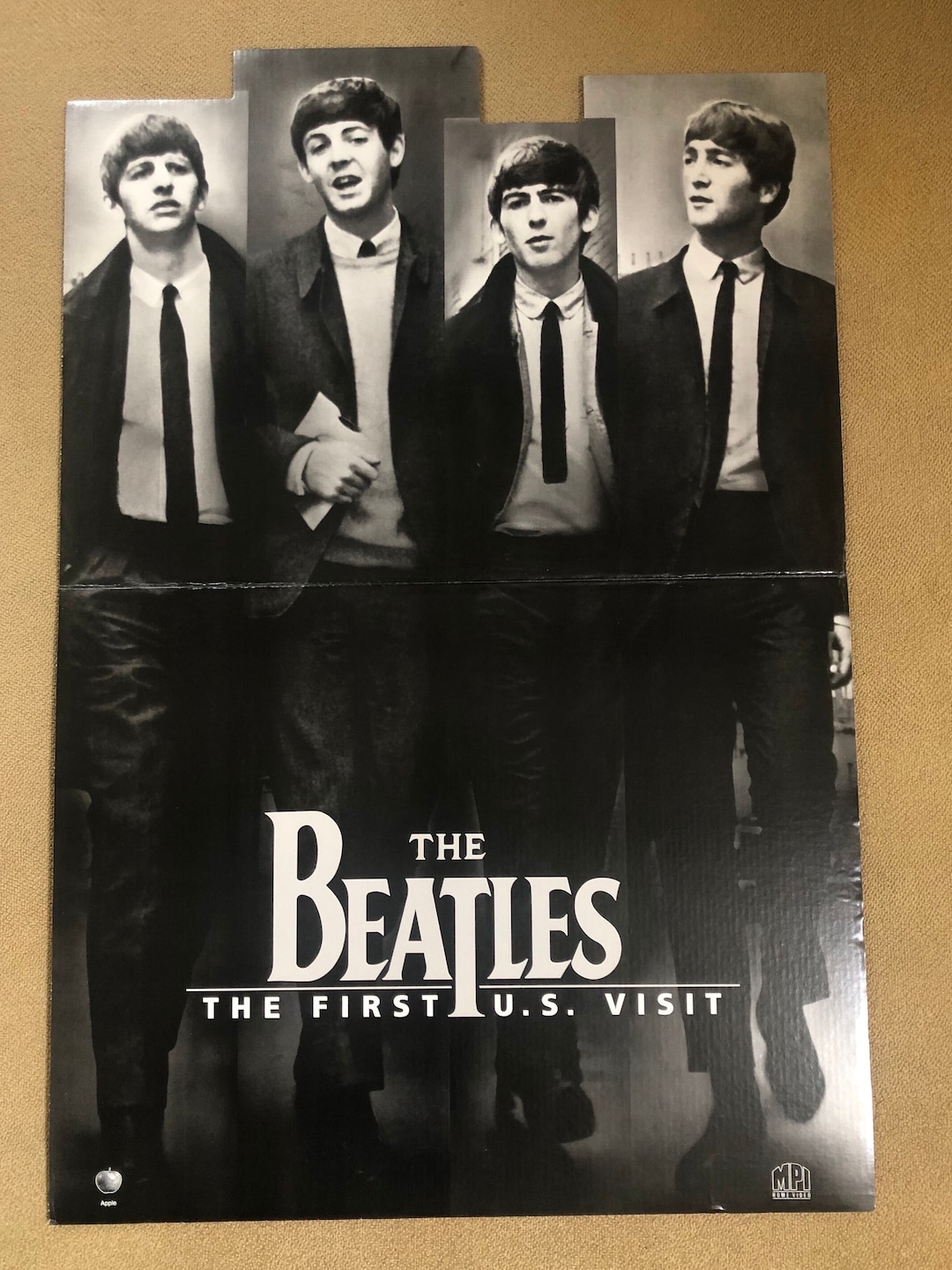The Beatles Vintage Poster Cardboard Stand up Movie Posters First US ...