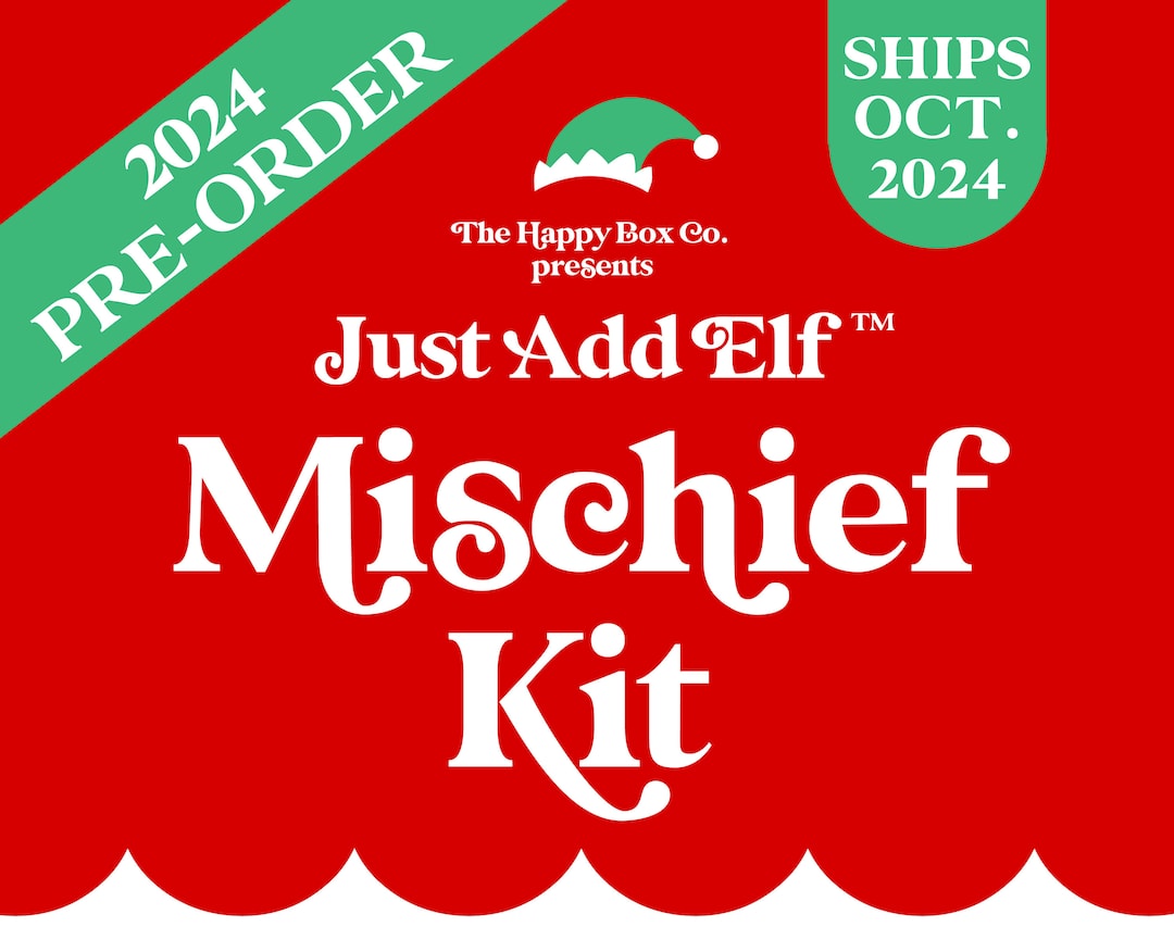 24 Day Elf Kit, Elf Kit for 24 Days of Fun, Shipping Now, Elf Props ...