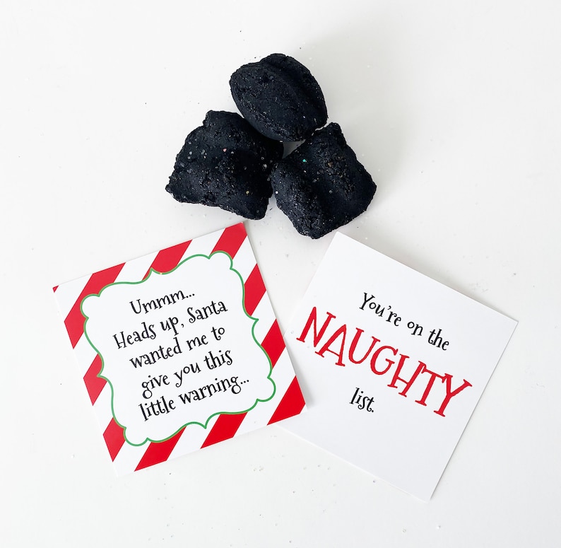 Lump of Coal Single Day Elf Kit, Lump of Coal Gag Gift, North Pole Coal ...