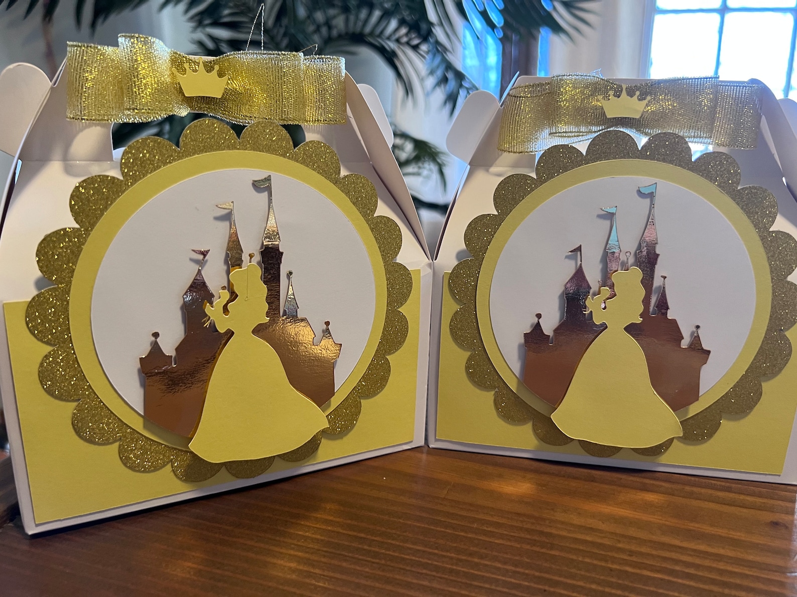 Princess Favor Boxes, Princess Belle, Beauty and the Beast, Princess ...