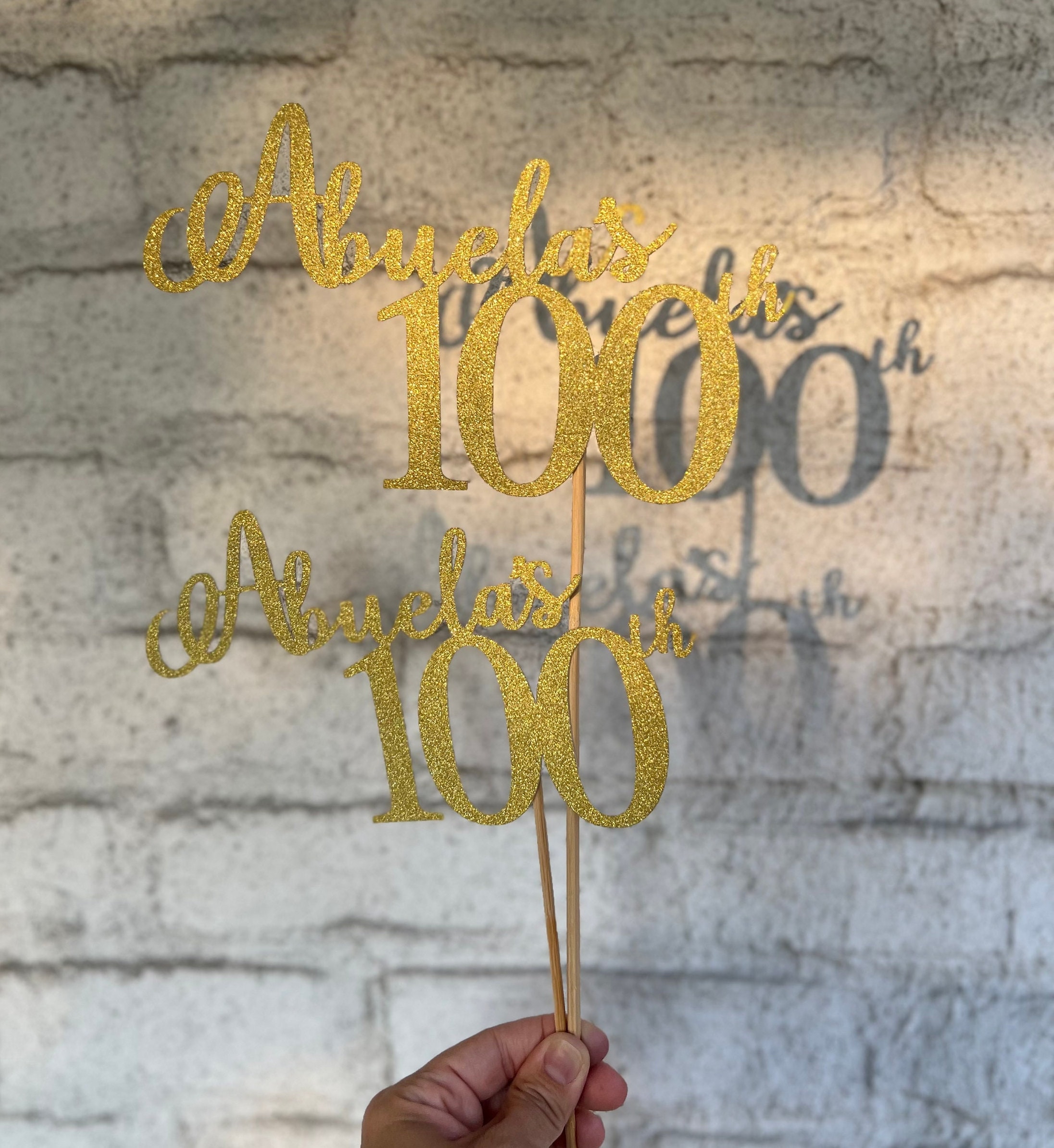 Abuela’s 100th Birthday Centerpiece, 100th Birthday Party Decoration ...