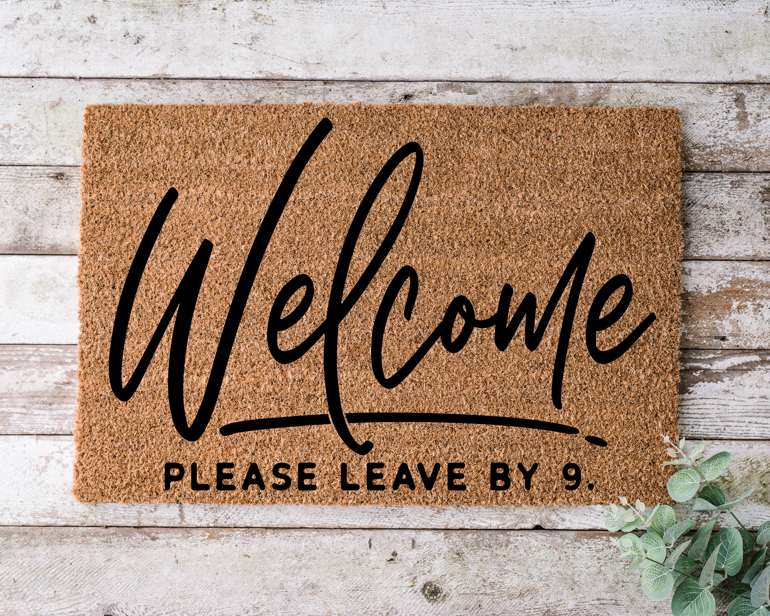 Welcome Please Leave by 9 Door Mat Funny Doormat Wedding - Etsy