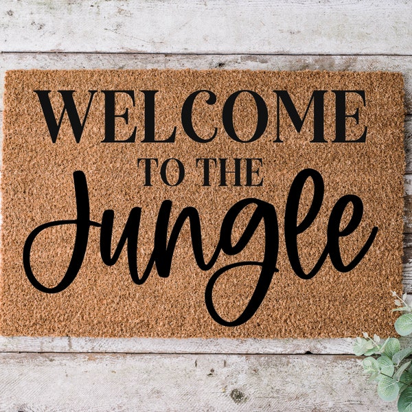 Jungle Doormat - Etsy