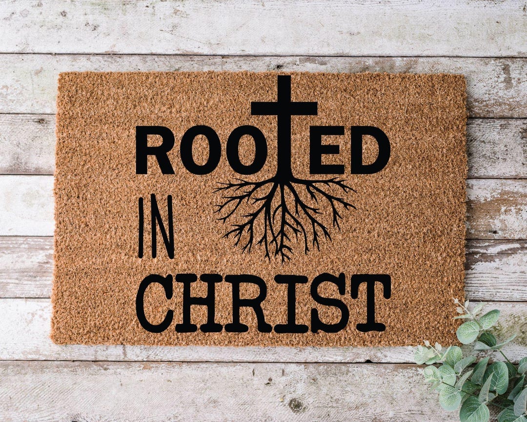 Christian Doormat Faith Entryway Christian Entrance Mat Christian Verse ...