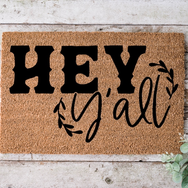 Hey There Door Mat - Etsy