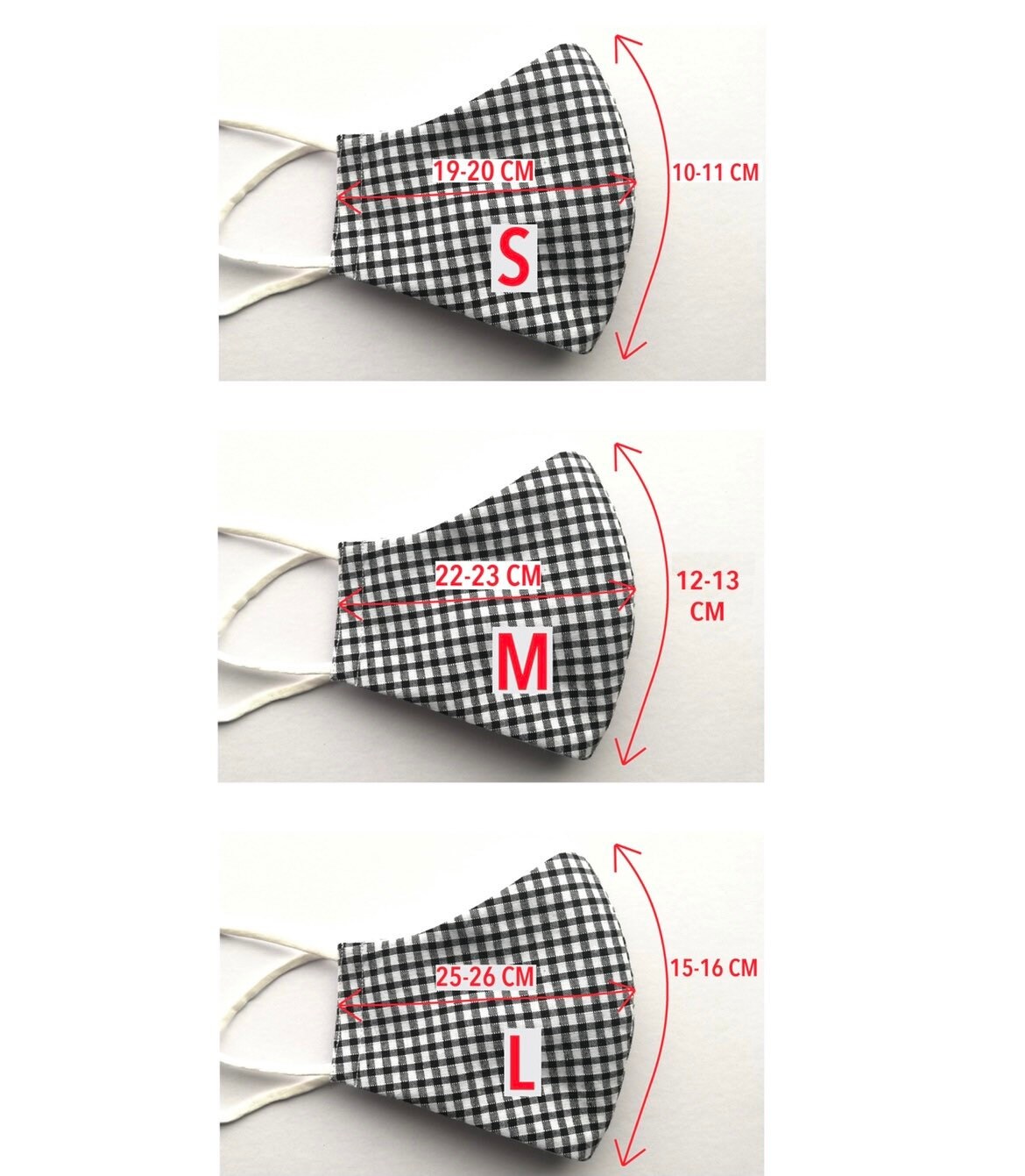 Washable Reusable Fabric Face Mask Face Covering Handmade 3 | Etsy