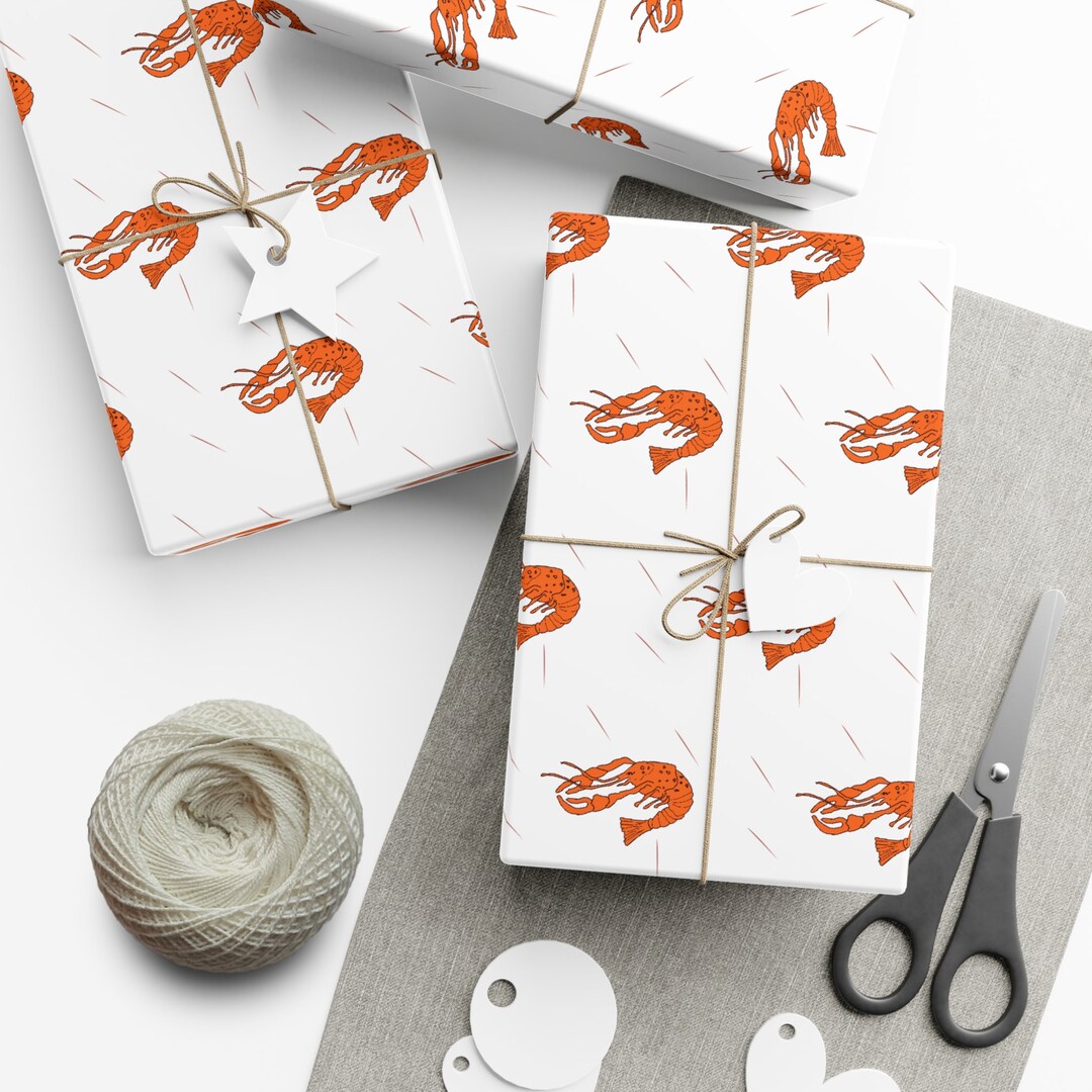 Louisiana Crawfish Boil Wrapping Paper - Etsy