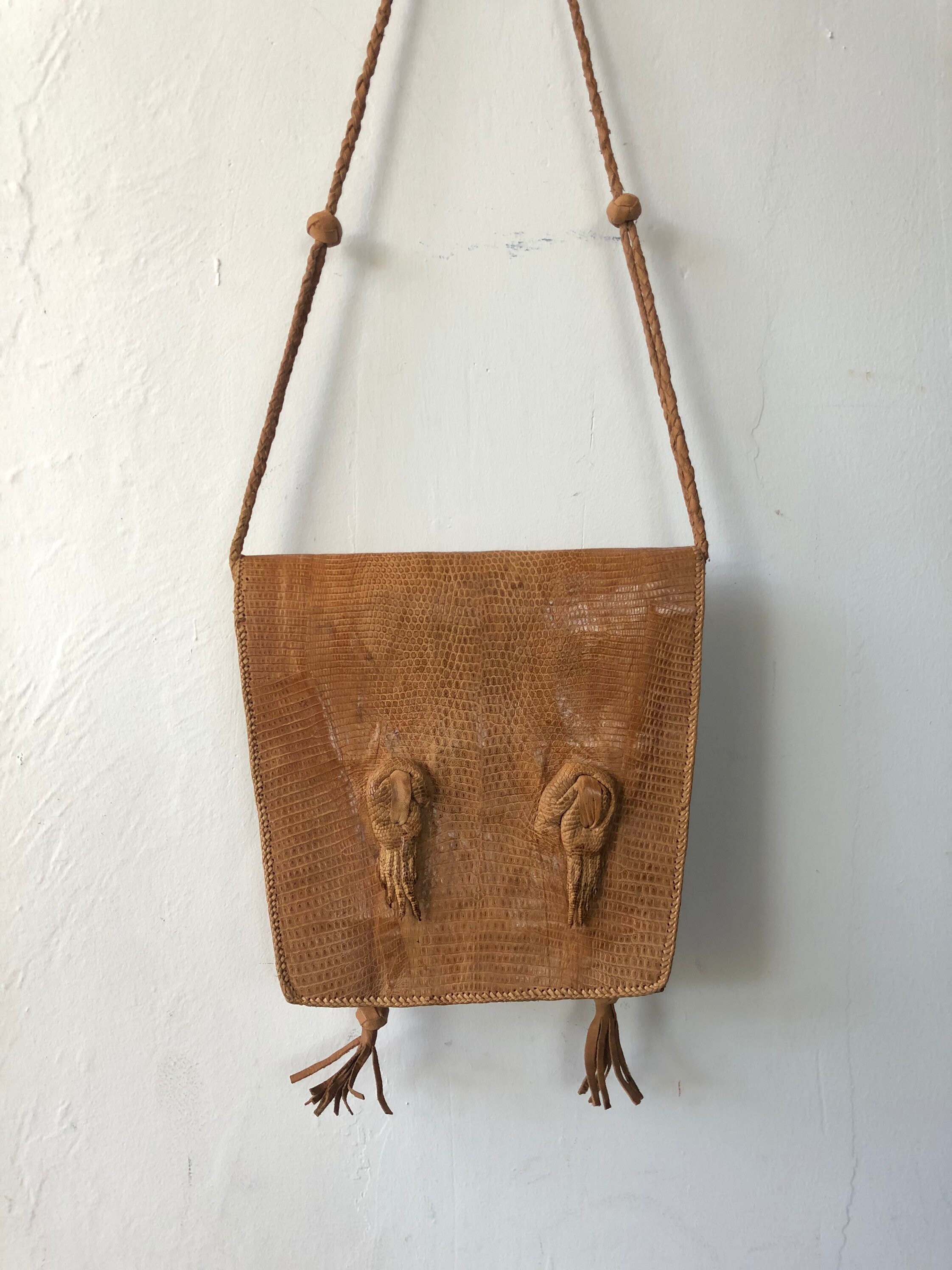 RARE Vintage Lizard Skin Bag - Etsy