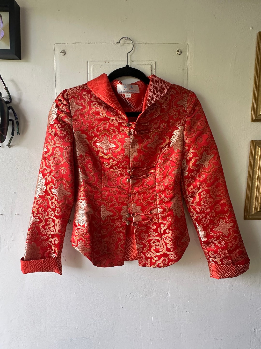 Vintage Oriental 100% Silk Jacket - Etsy