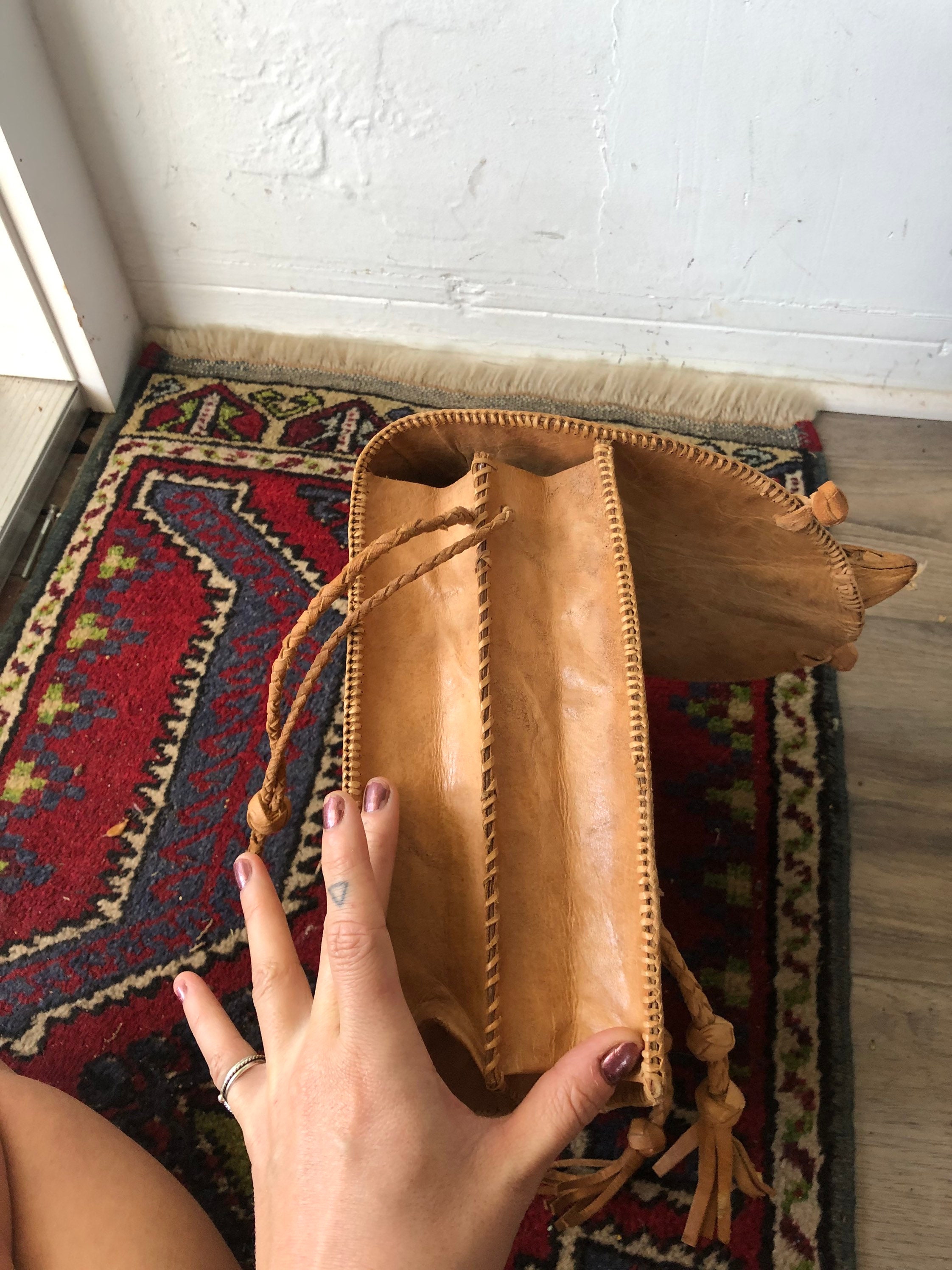 RARE Vintage Lizard Skin Bag - Etsy