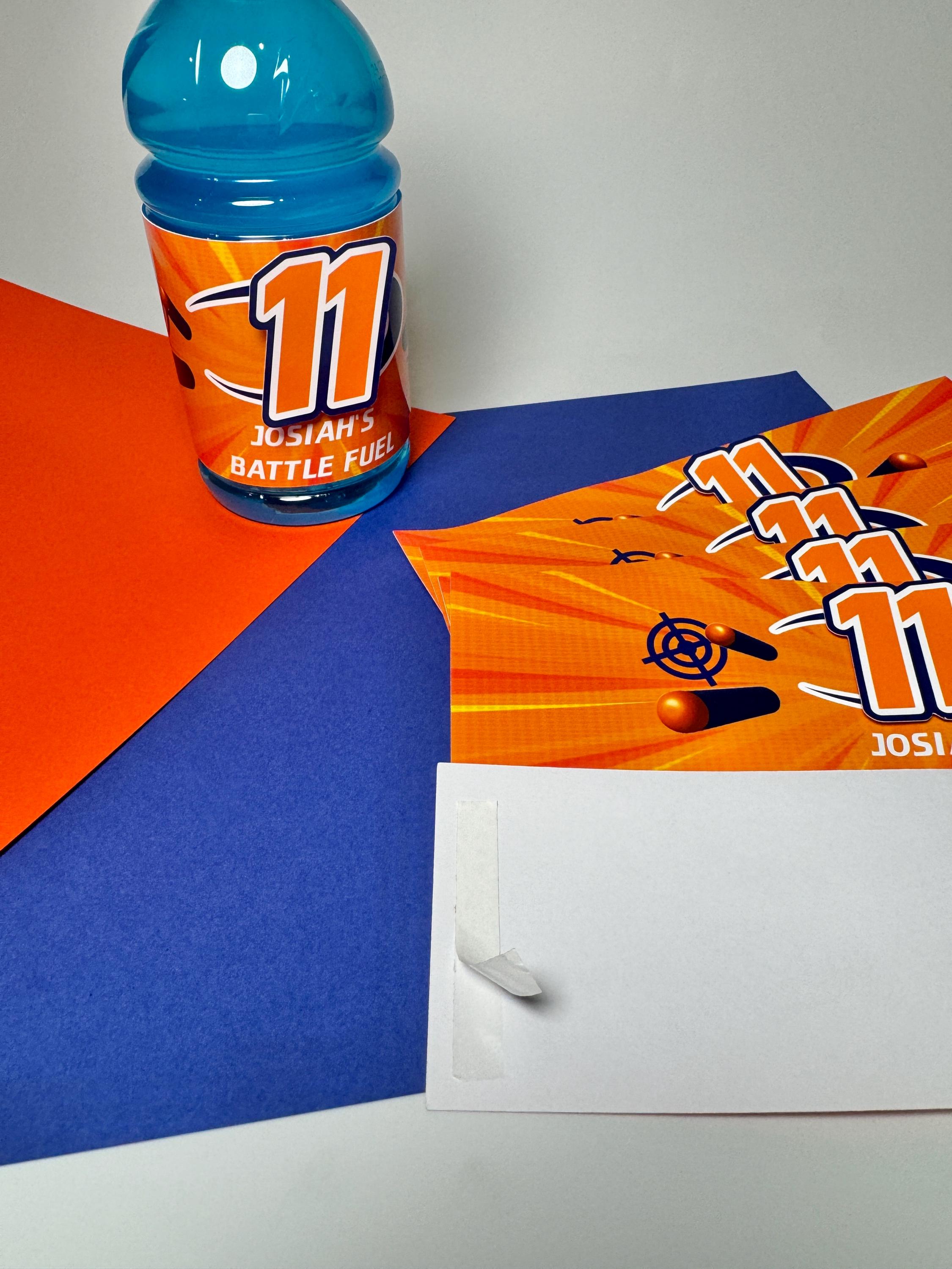 Foam Dart Inspired Custom Gatorade Labels for 12oz Bottles - Etsy