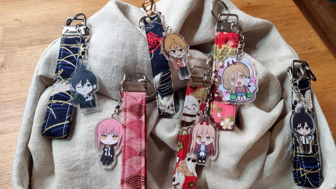 Keychain | Chainsaw Man | Anime | Handmade | 100% Cotton - Etsy