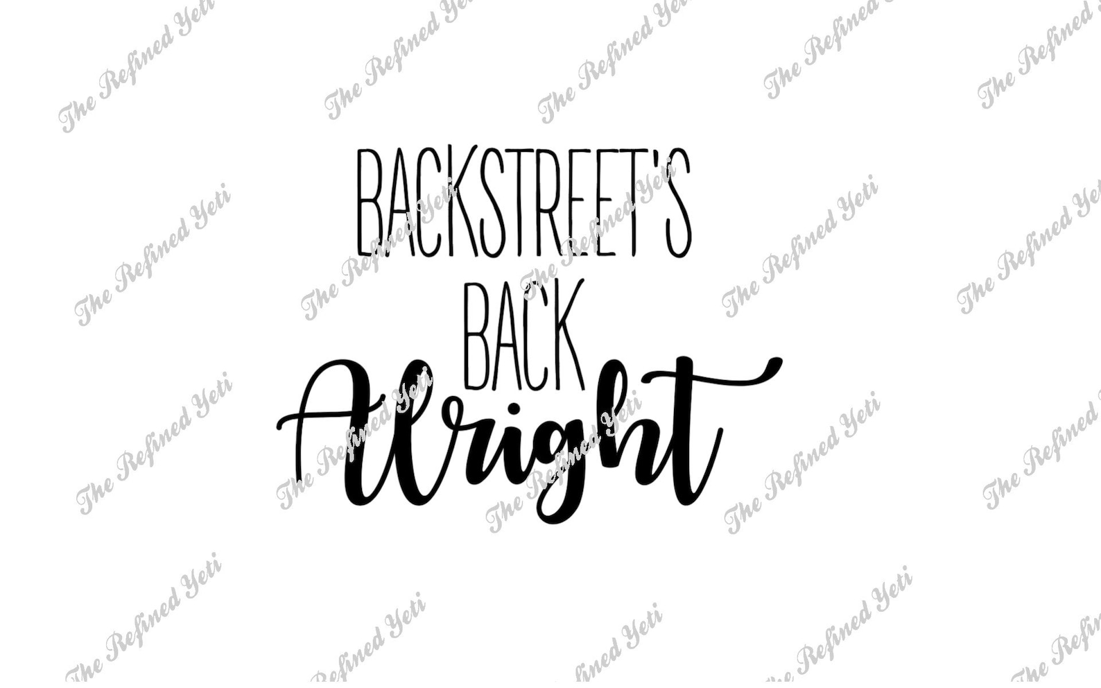 Backstreet Boys SVG File Bundle - Etsy