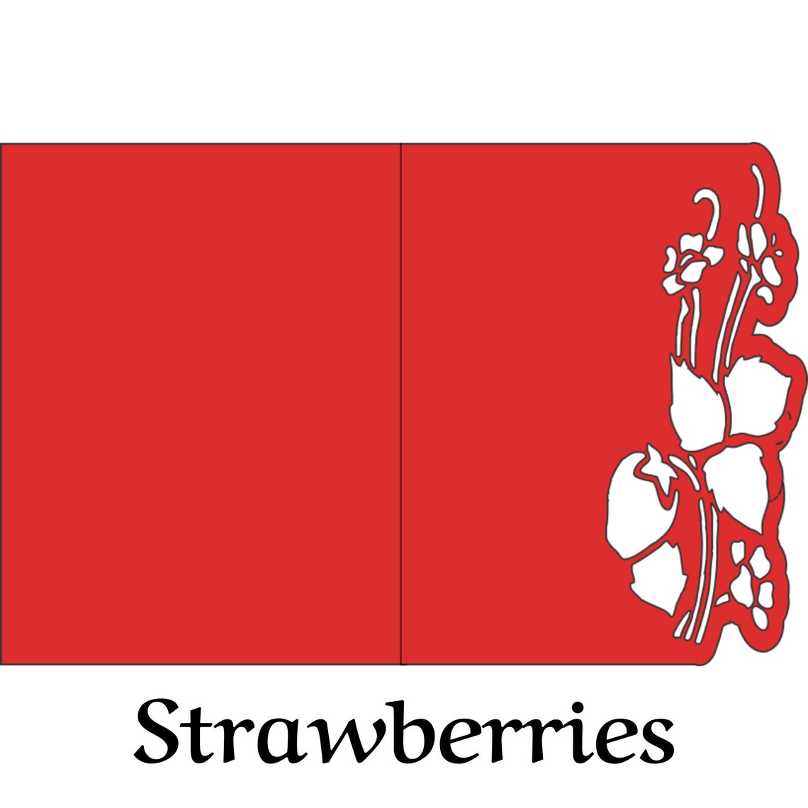 Greeting Card SVG With Stencil Cutout Decorative Card SVG | Etsy