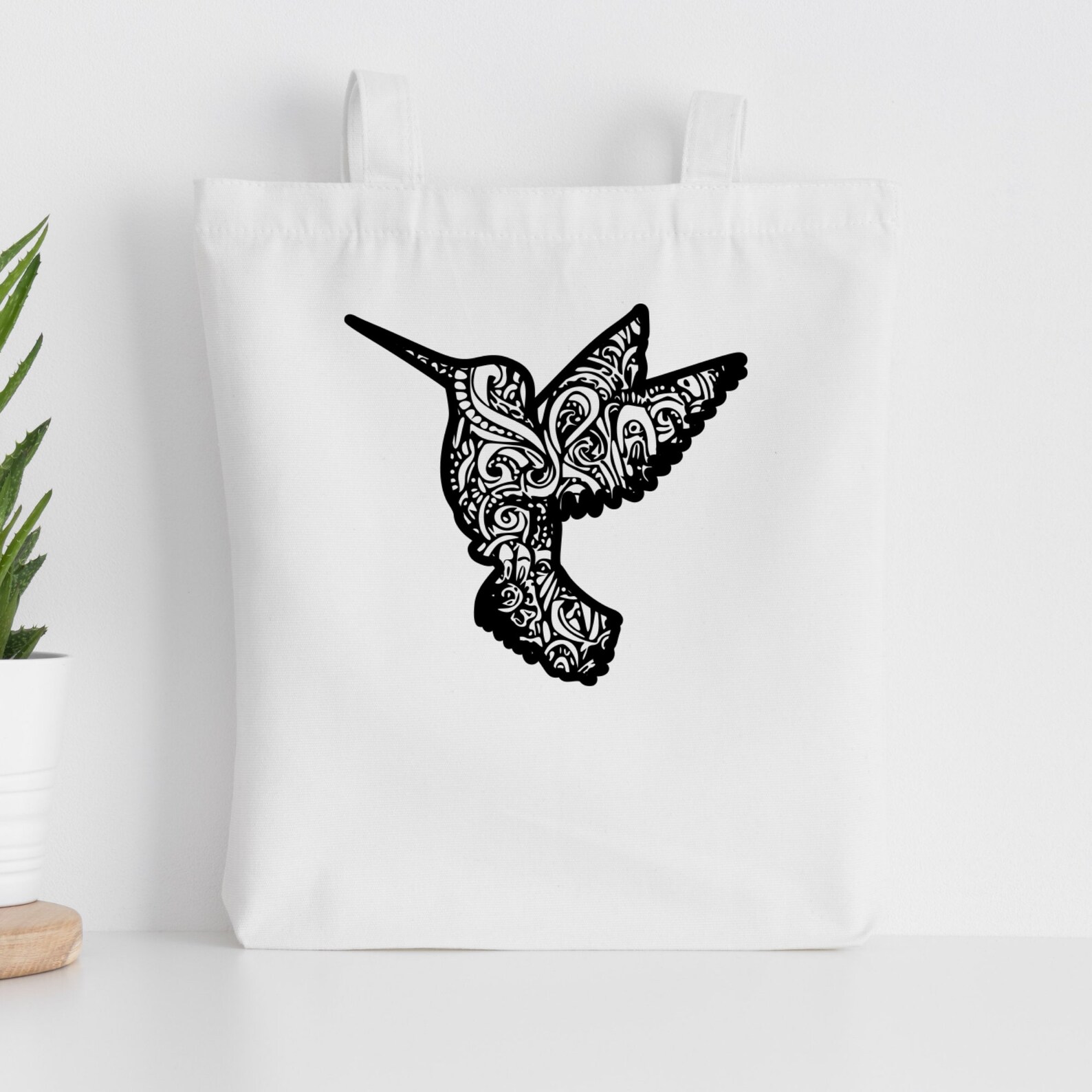 Zentangle Hummingbird SVG Hummingbird Decal Cricut | Etsy