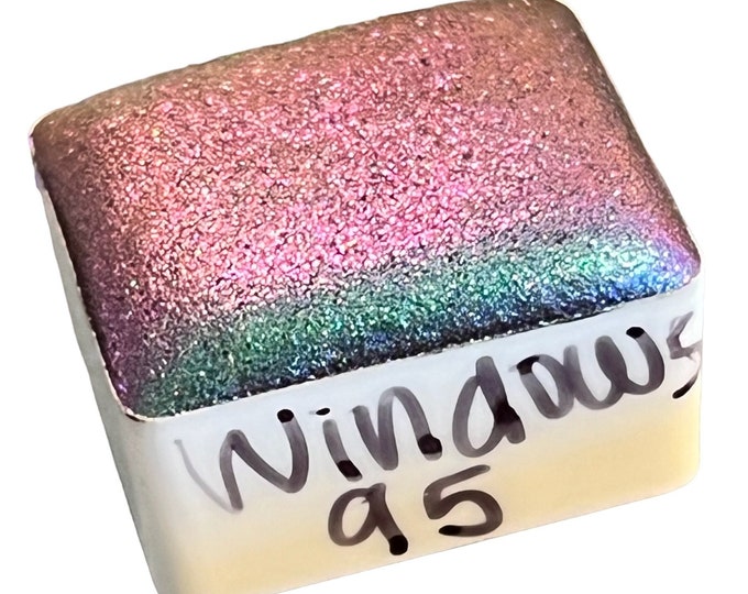 Windows 95 Colorshift Vaporwave Handmade Watercolor Half Pan Watercolor ...