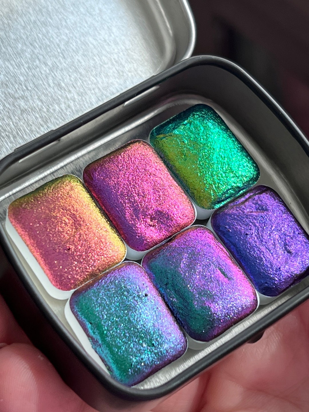 Supershifting Prismatic Palette Handmade Watercolor Paint Colorshift ...