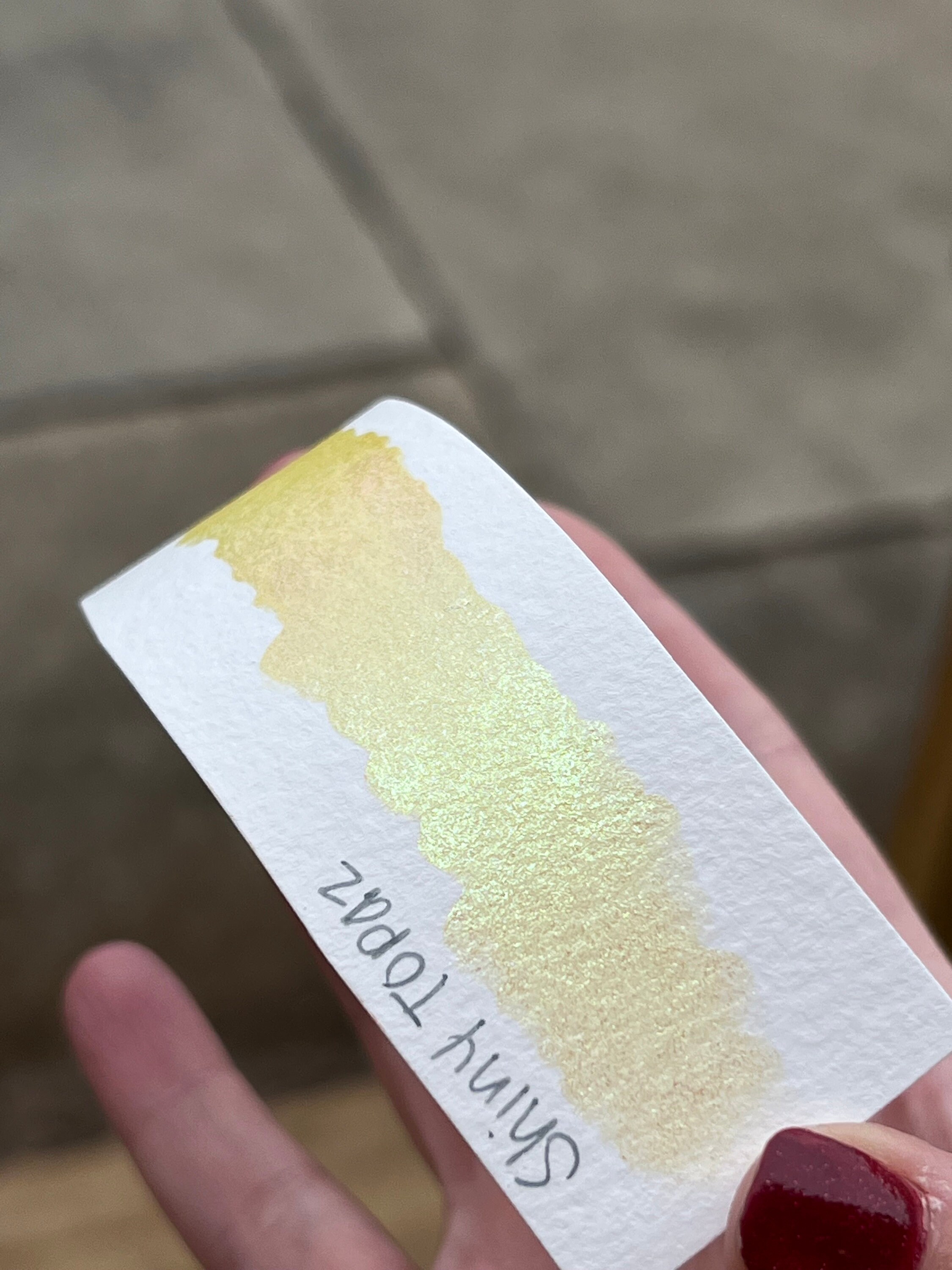 Shiny Topaz Dreamlight Valley Handmade Watercolor Half Pan - Etsy