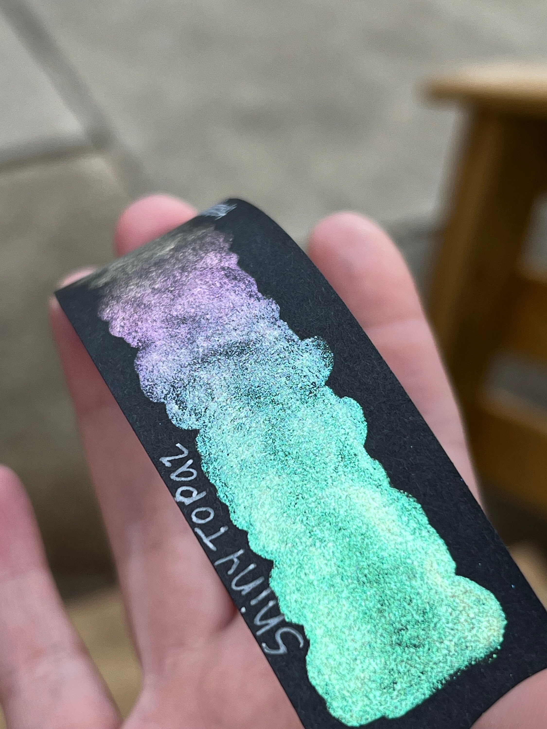 Shiny Topaz Dreamlight Valley Handmade Watercolor Half Pan - Etsy