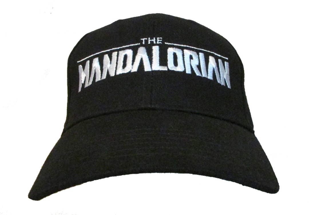Star Wars the Mandalorian Logo in WHITE Adult Baseball Hat - Etsy