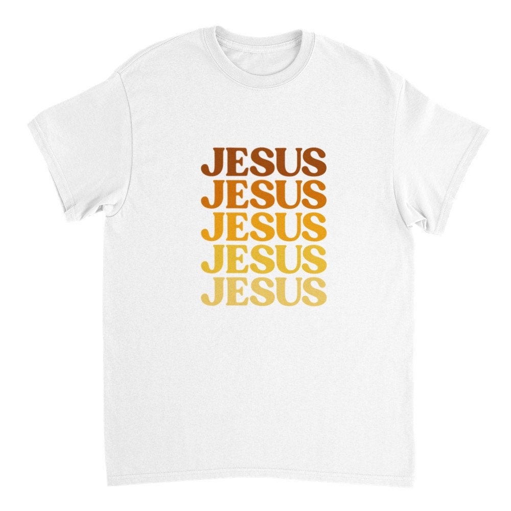 JESUS - Orange - Etsy