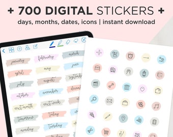 Goodnotes stickers | Etsy