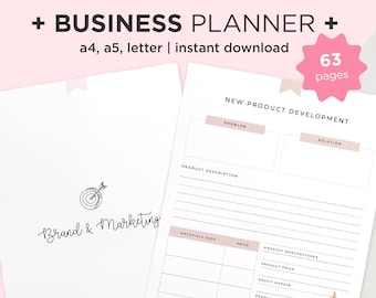 Business Planner Printable - Etsy