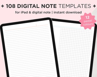 Goodnotes Legal Pad Note Paper Digital Note Taking Paper - Etsy