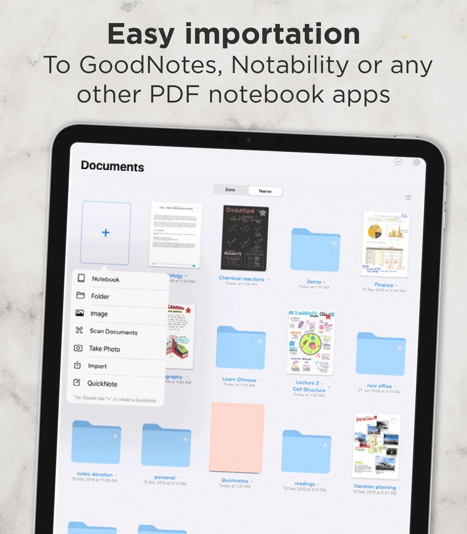 Digital Note Taking Paper Goodnotes Template Letter Size - Etsy