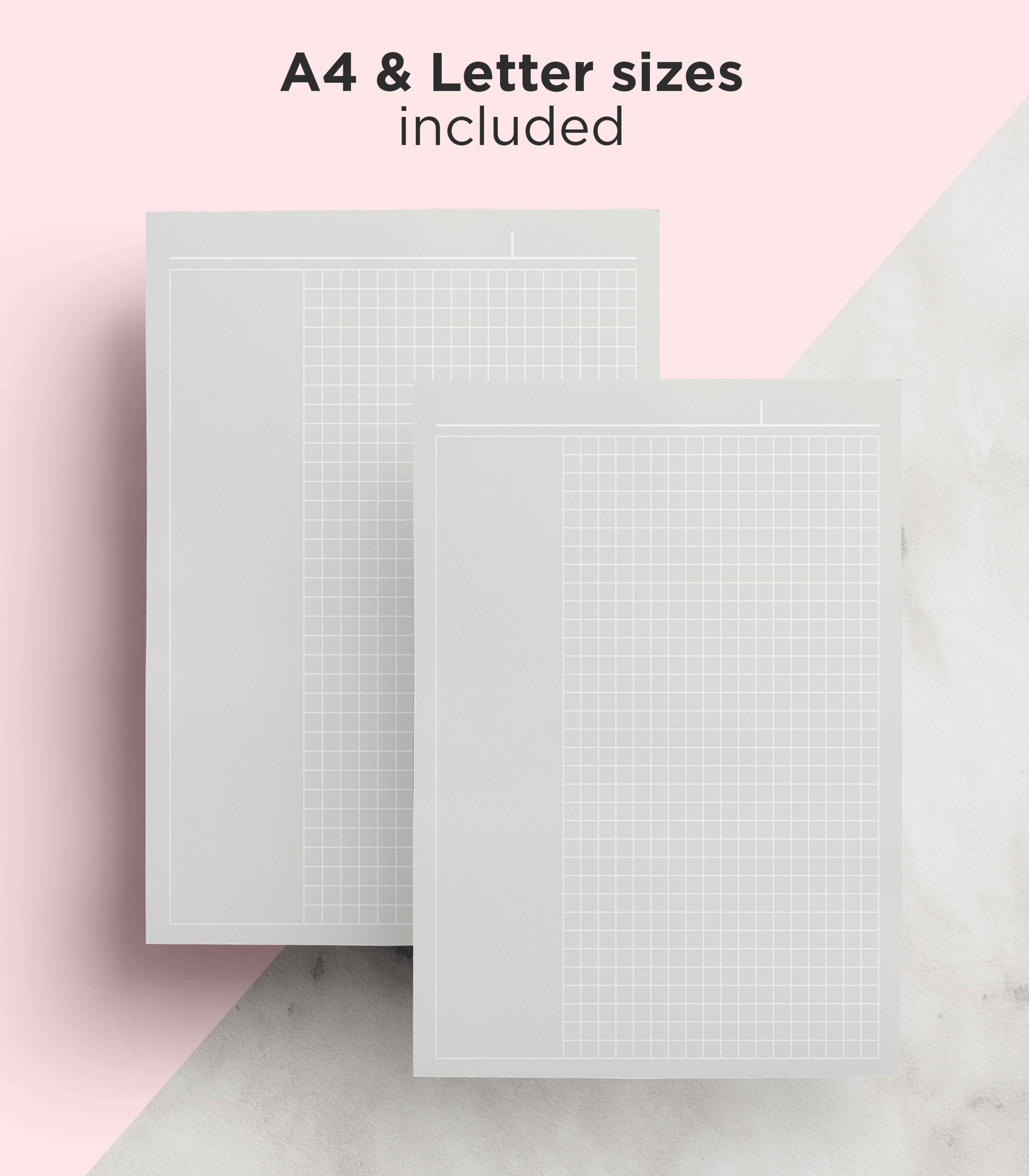 Digital Note Paper Pastel Letter Size Digital Note Pad | Etsy