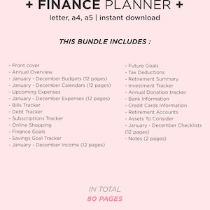 Budget Binder, Budget Planner Printable, Financial Planner, Budget ...