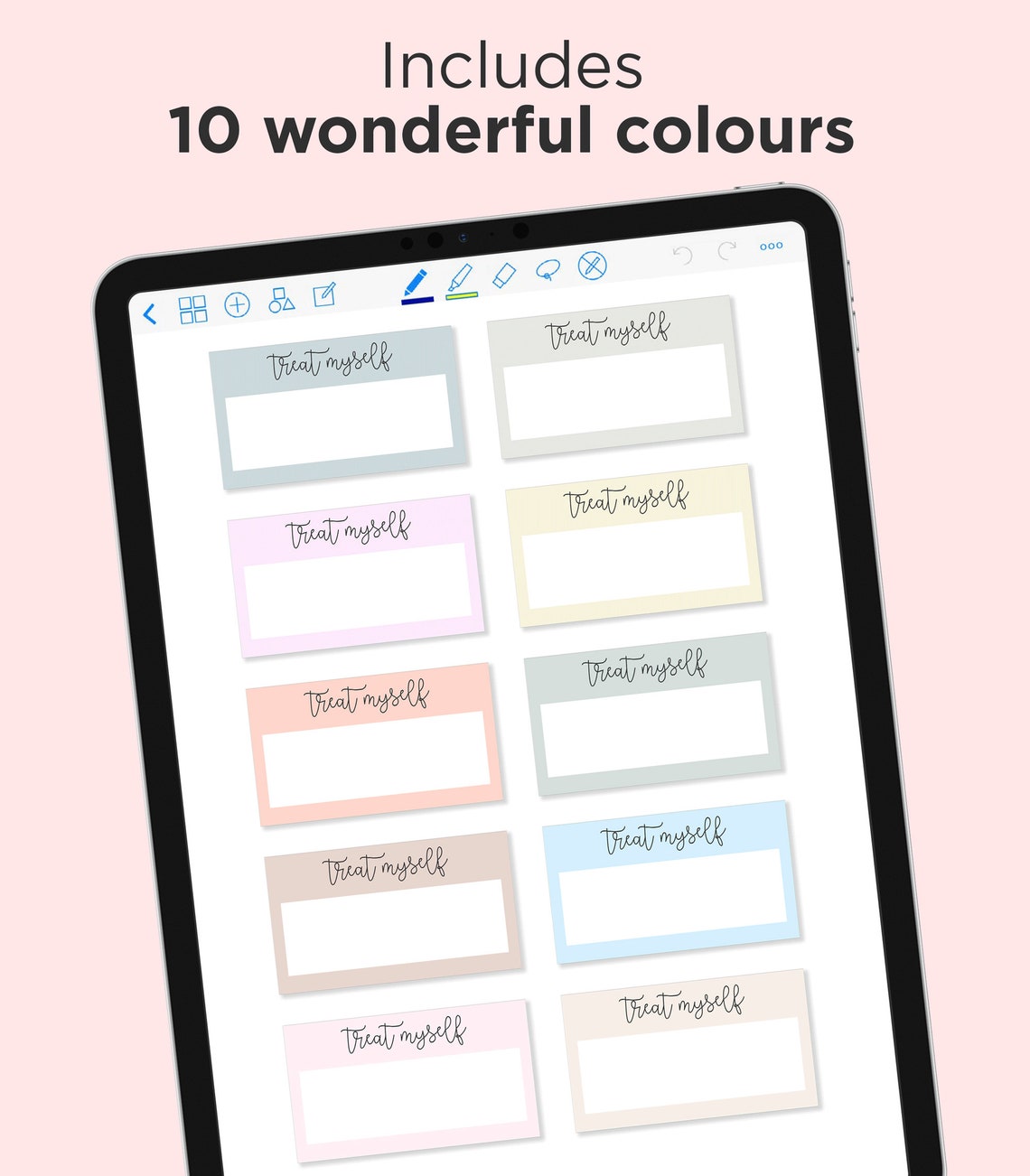 Self Care Digital Stickers for Goodnotes Self Care Planner - Etsy