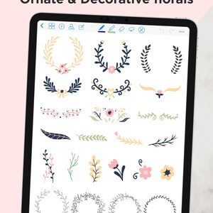 315 Spring Floral Digital Stickers for Goodnotes, Digital Planner ...