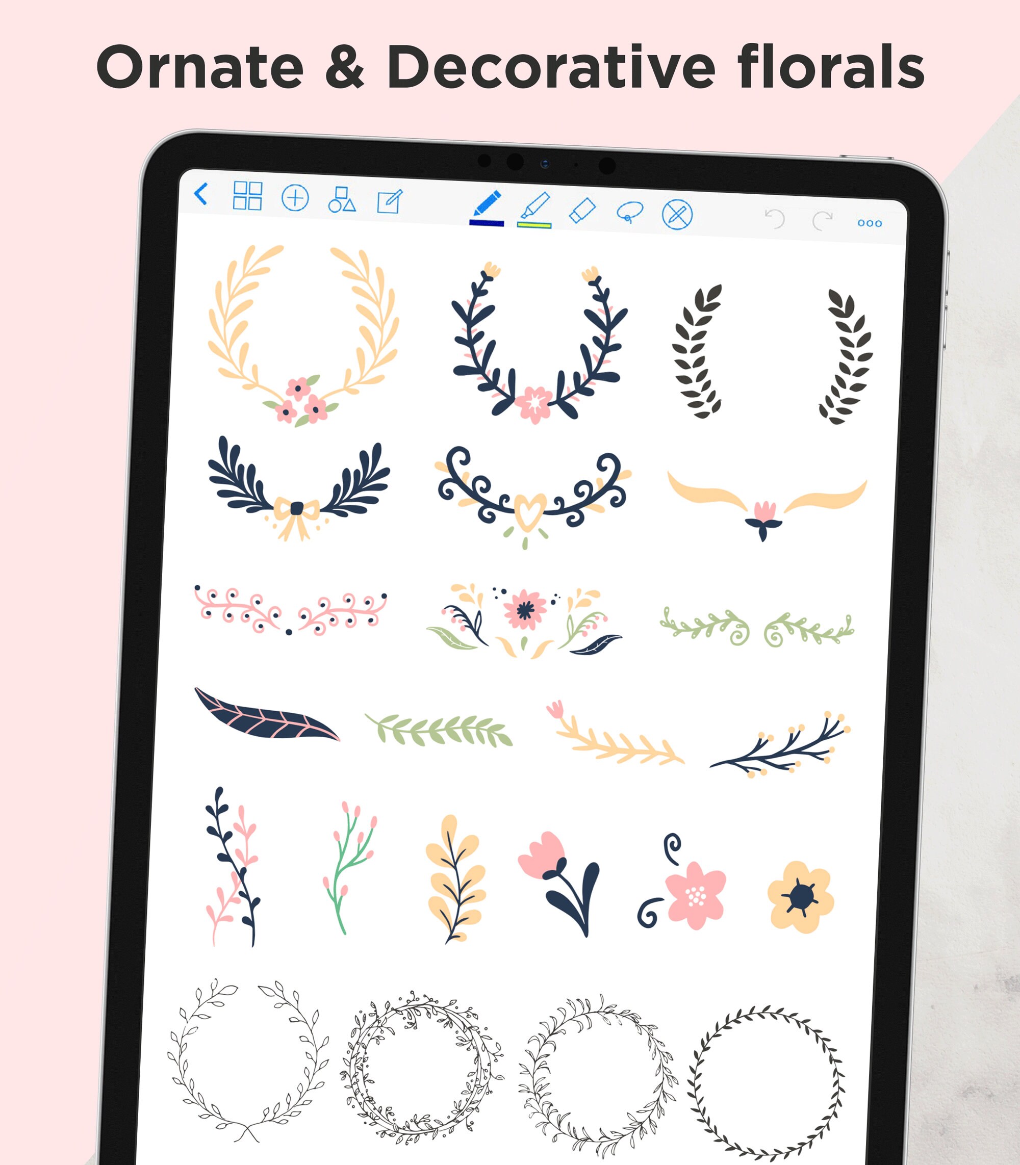 315 Spring Floral Digital Stickers For Goodnotes Digital | Etsy