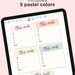 Digital Pastel Sticky Notes Cute Sticky Notes Digital - Etsy
