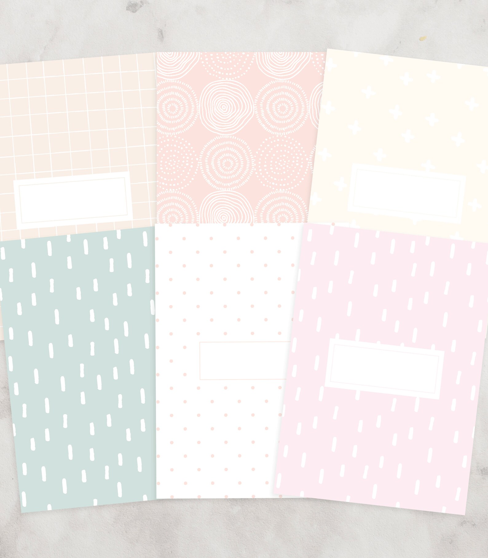 30 Pastel Digital Notebook Covers, Goodnotes Digital Notebook Covers ...
