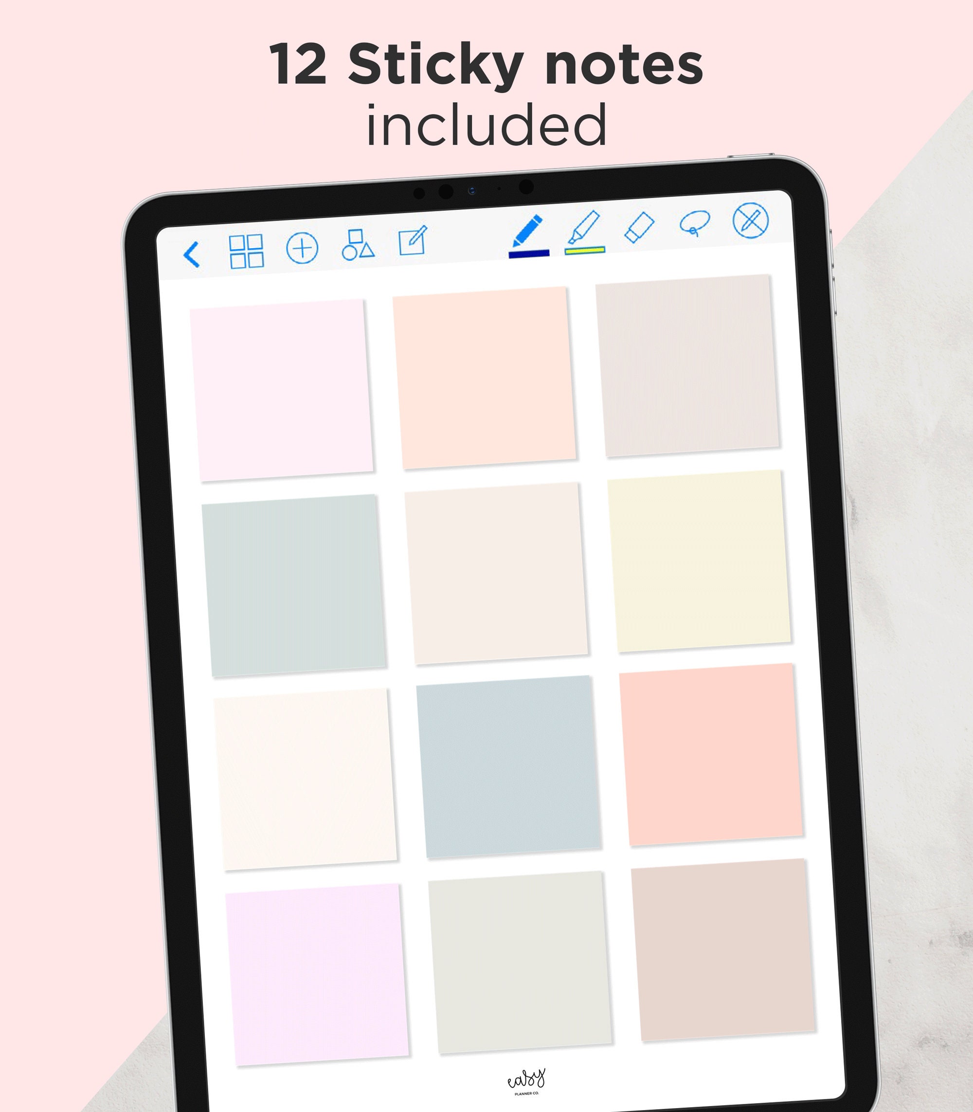 Office Digital Stickers Set for Goodnotes, Pre-cropped Digital Stickers ...