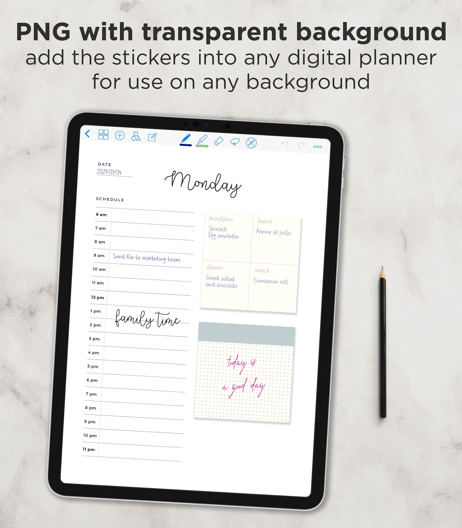 Essential Words Digital Stickers Digital Sticker Book | Etsy